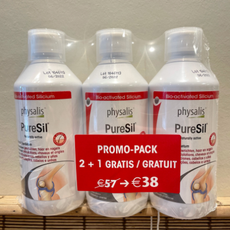 ACTIE Physalis PureSil 2+1 gratis - 3x500 ml – De Kruidenmozaiek